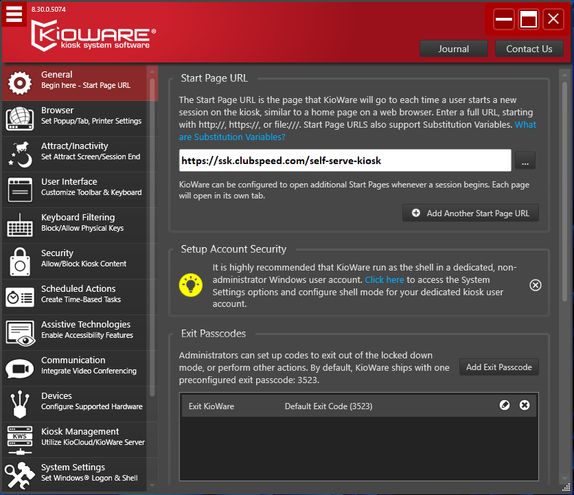 KioWare Installation Process